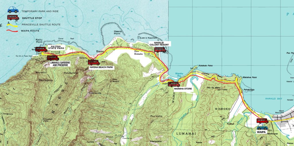Shuttle Schedule & Stops - Go Hāʻena